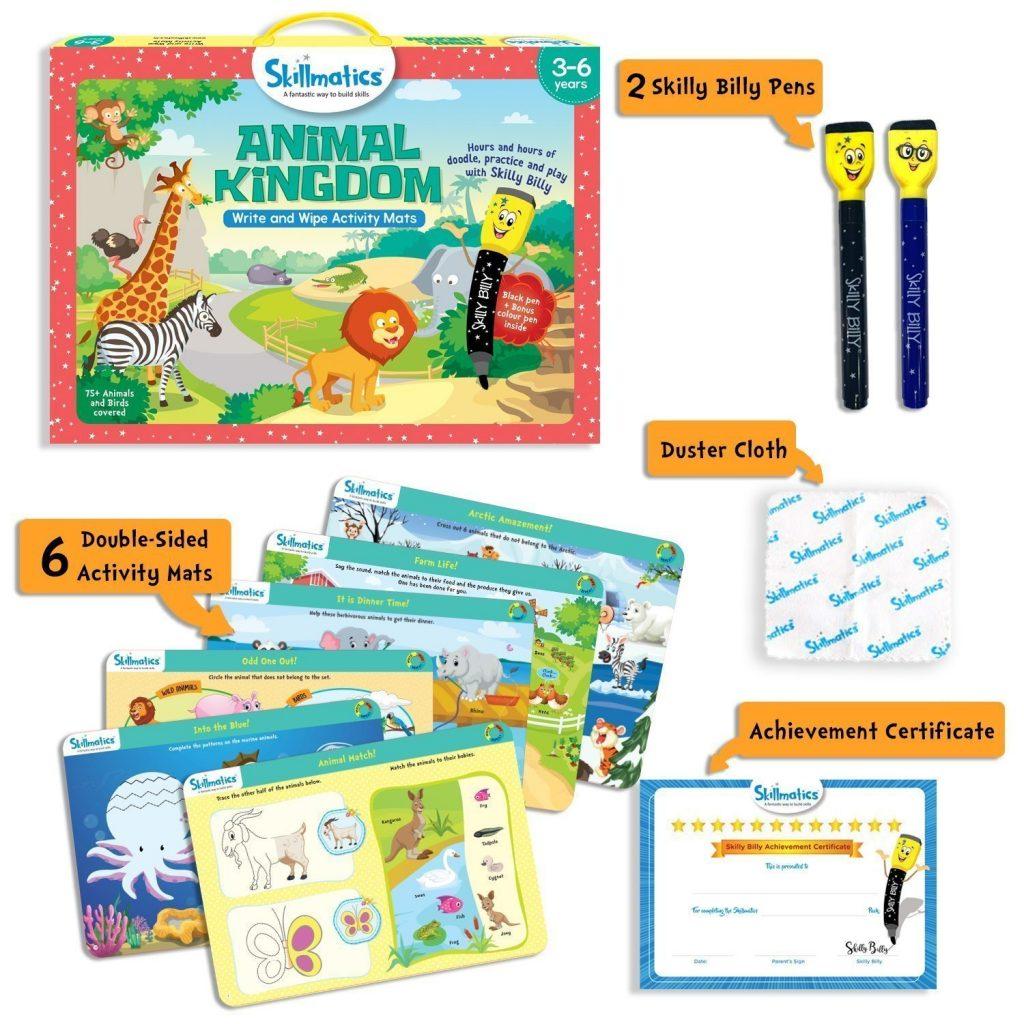 Animal Kingdom – Kids Learn About Over 75 Amazing Animals – Skillmatics ...